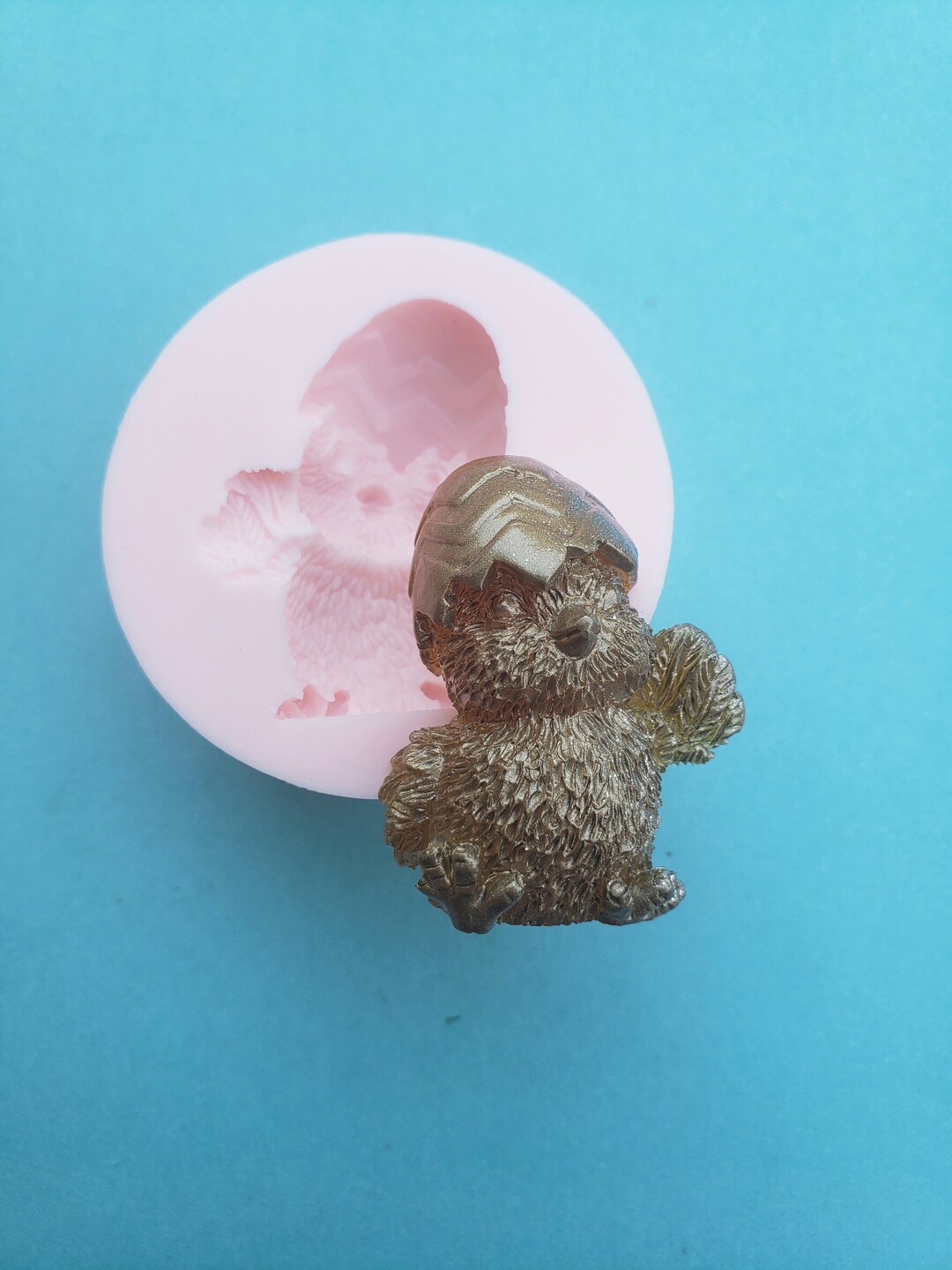 Easter Baby Chick Silicone Rubber Mold for Resin, Jewelry, Clay, Charms ...