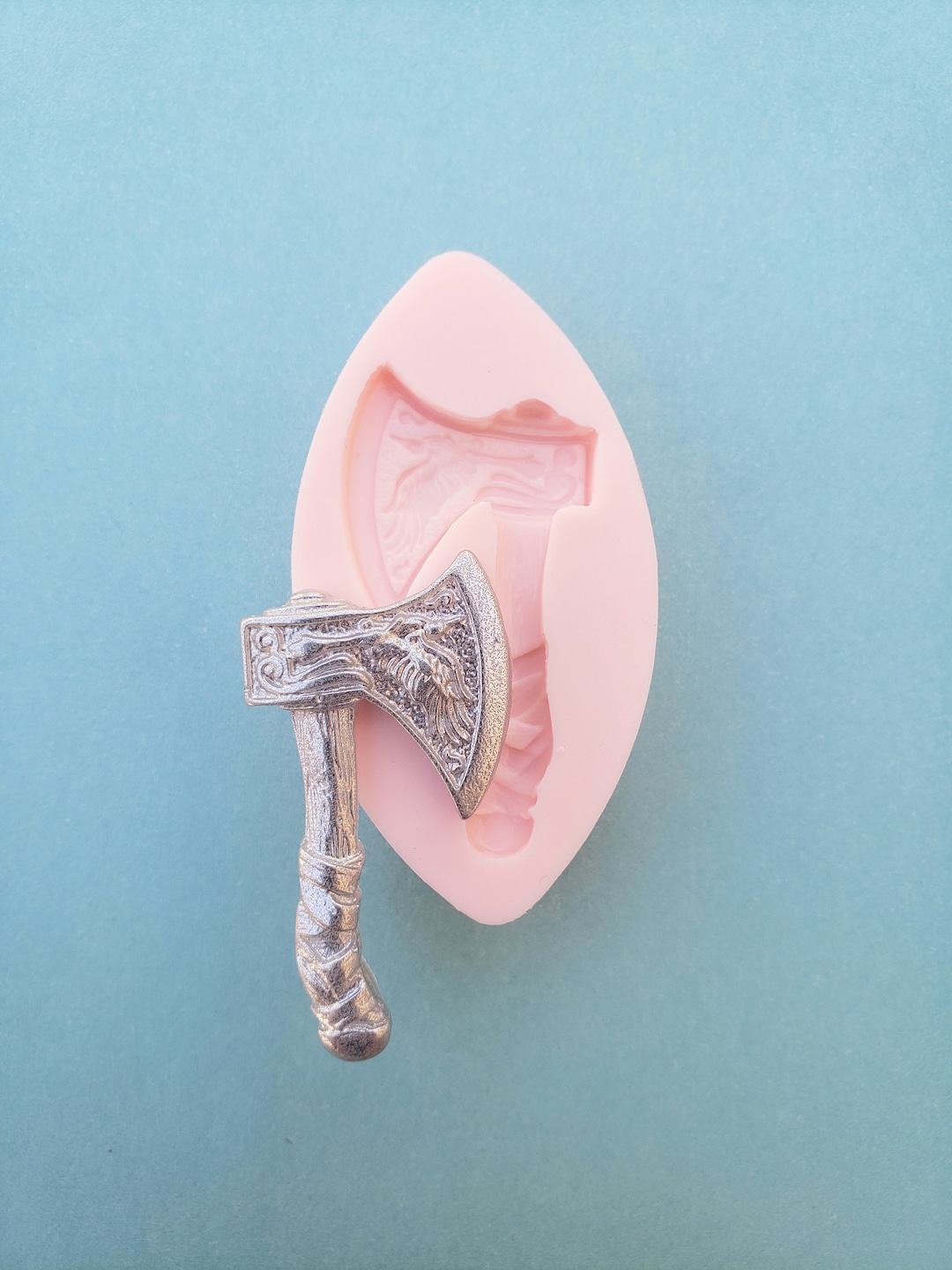 Axe Hatchet Knife Silicone Rubber Mold for Resin, Jewelry, Clay, Charms ...