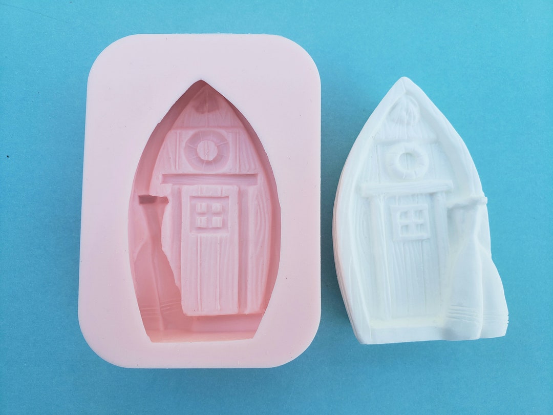 Boathouse Silicone Rubber Mold for Resin, Cake, Candy, Fondant, Baking ...