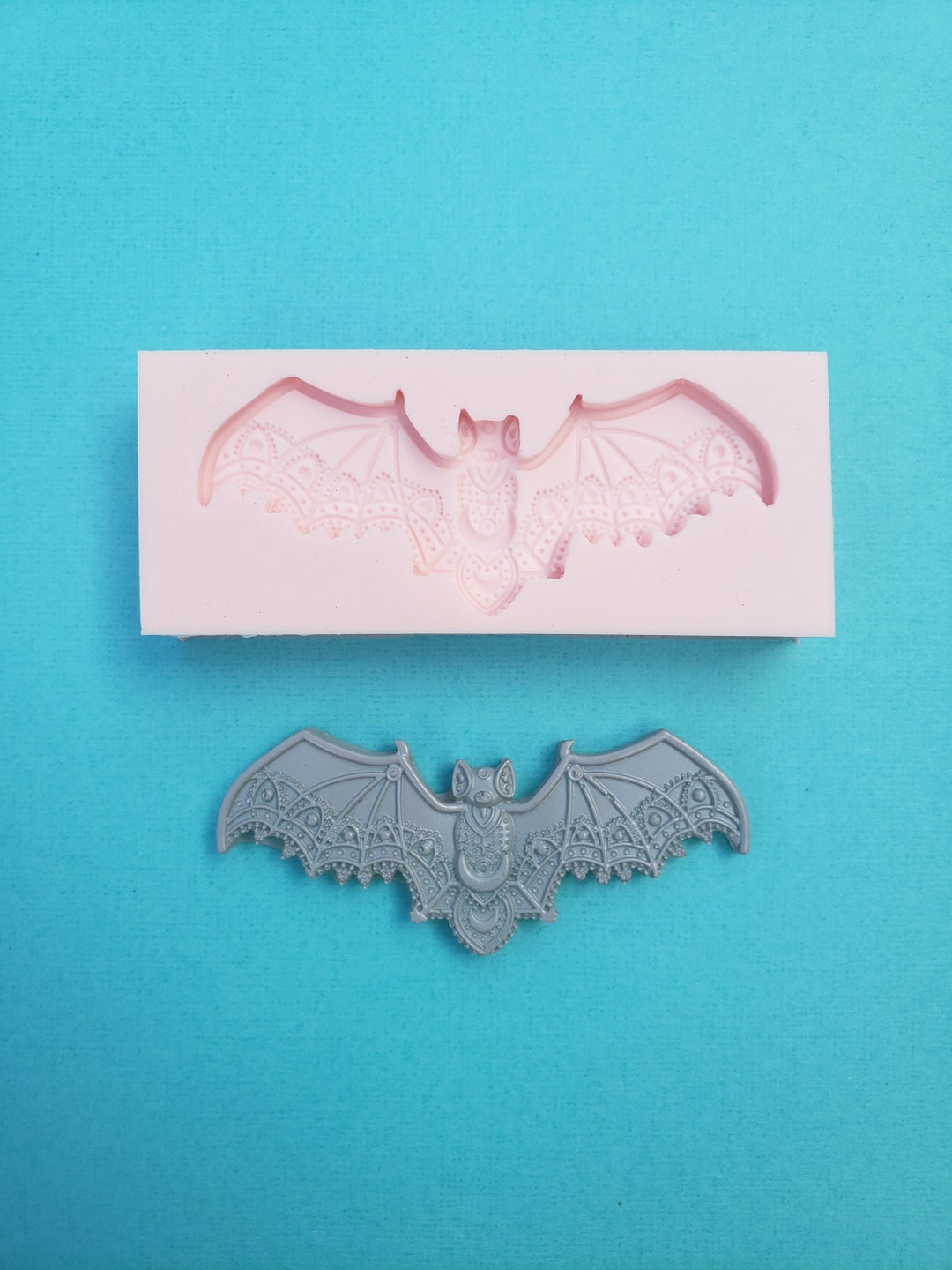 Bat Halloween Vampire Spooky Animal Silicone Rubber Mold for Resin ...