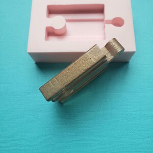 Wooden Train Track Silicone Rubber Mold for Resin, Cake, Candy, Fondant ...