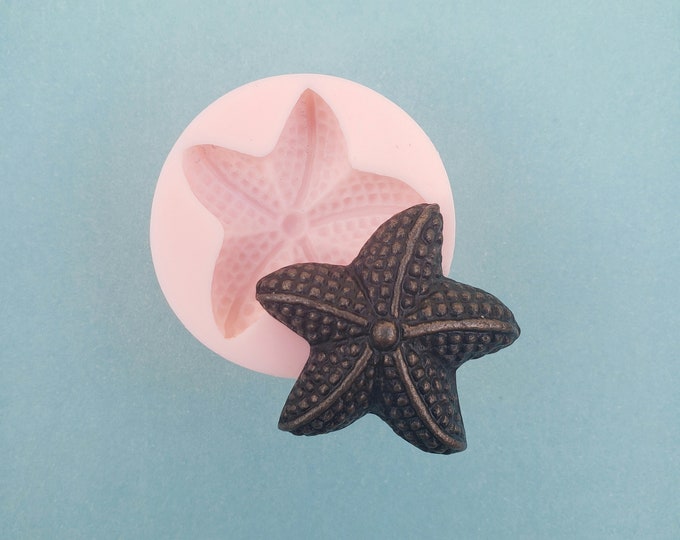 Starfish Sea Creature Nautical Ocean Animal Silicone Rubber Mold for ...
