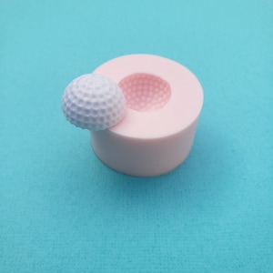 Mini Half Golf Ball Silicone Rubber Mold for Cake, Candy, Fondant ...