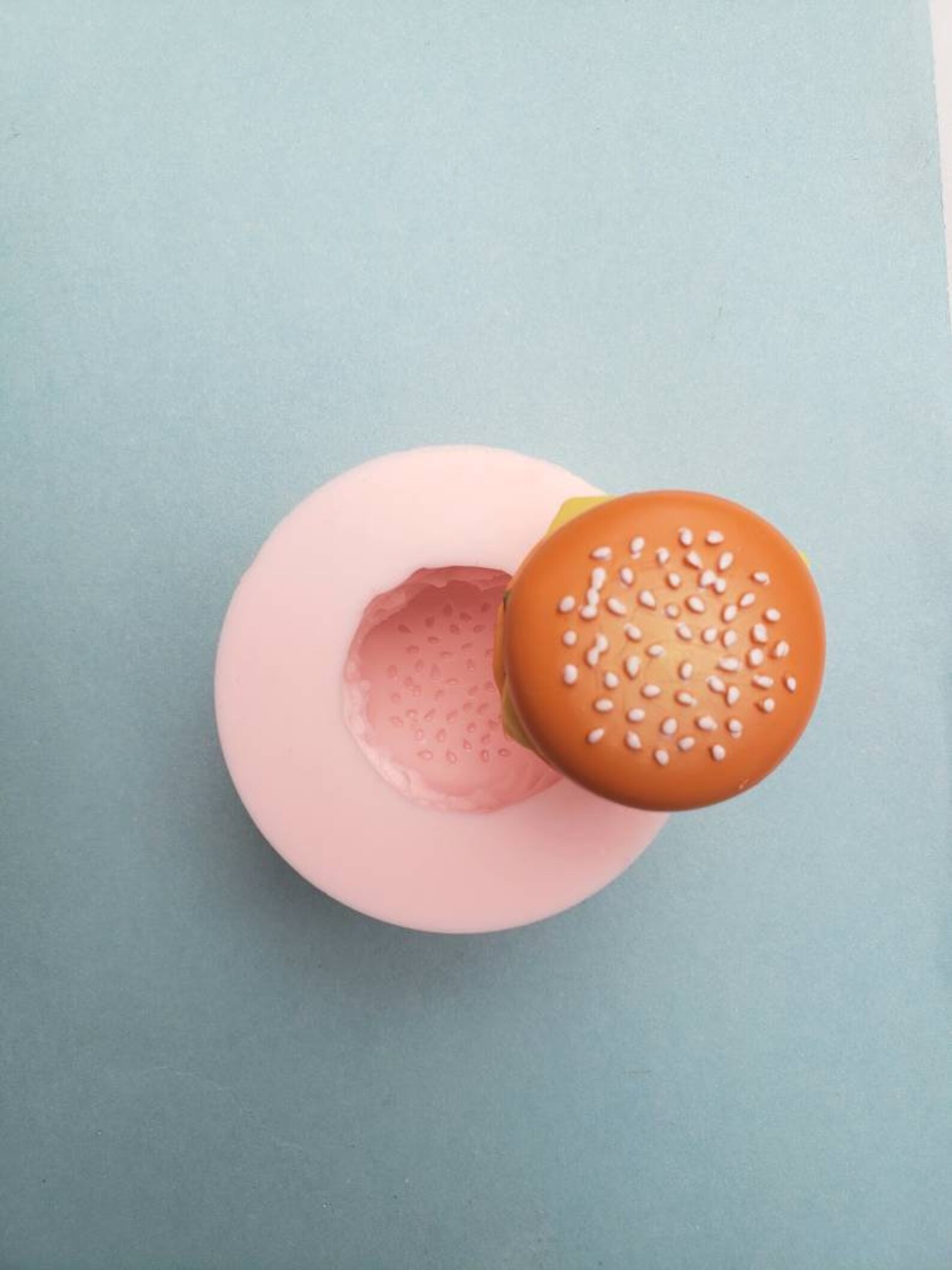 Cheeseburger Burger Sandwich Silicone Rubber Mold for Cake - Etsy
