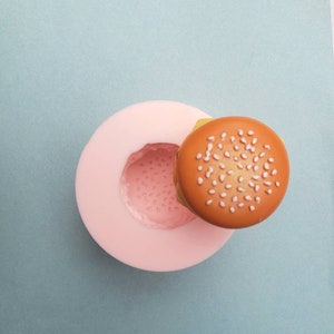 Cheeseburger, Burger, Sandwich Silicone Rubber Mold for Cake, Candy ...