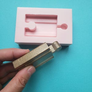 Wooden Train Track Silicone Rubber Mold for Resin, Cake, Candy, Fondant ...