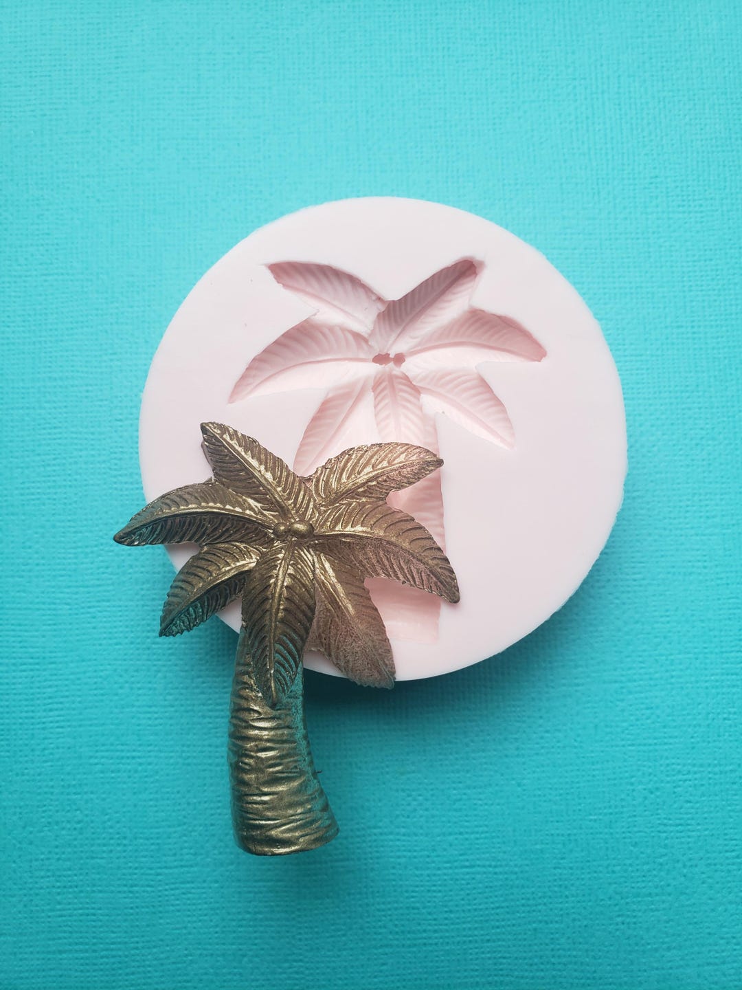 Palm Tree Silicone Rubber Mold for Resin, Cake, Candy, Fondant, Baking ...