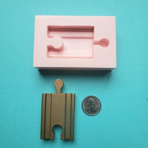 Wooden Train Track Silicone Rubber Mold for Resin, Cake, Candy, Fondant ...