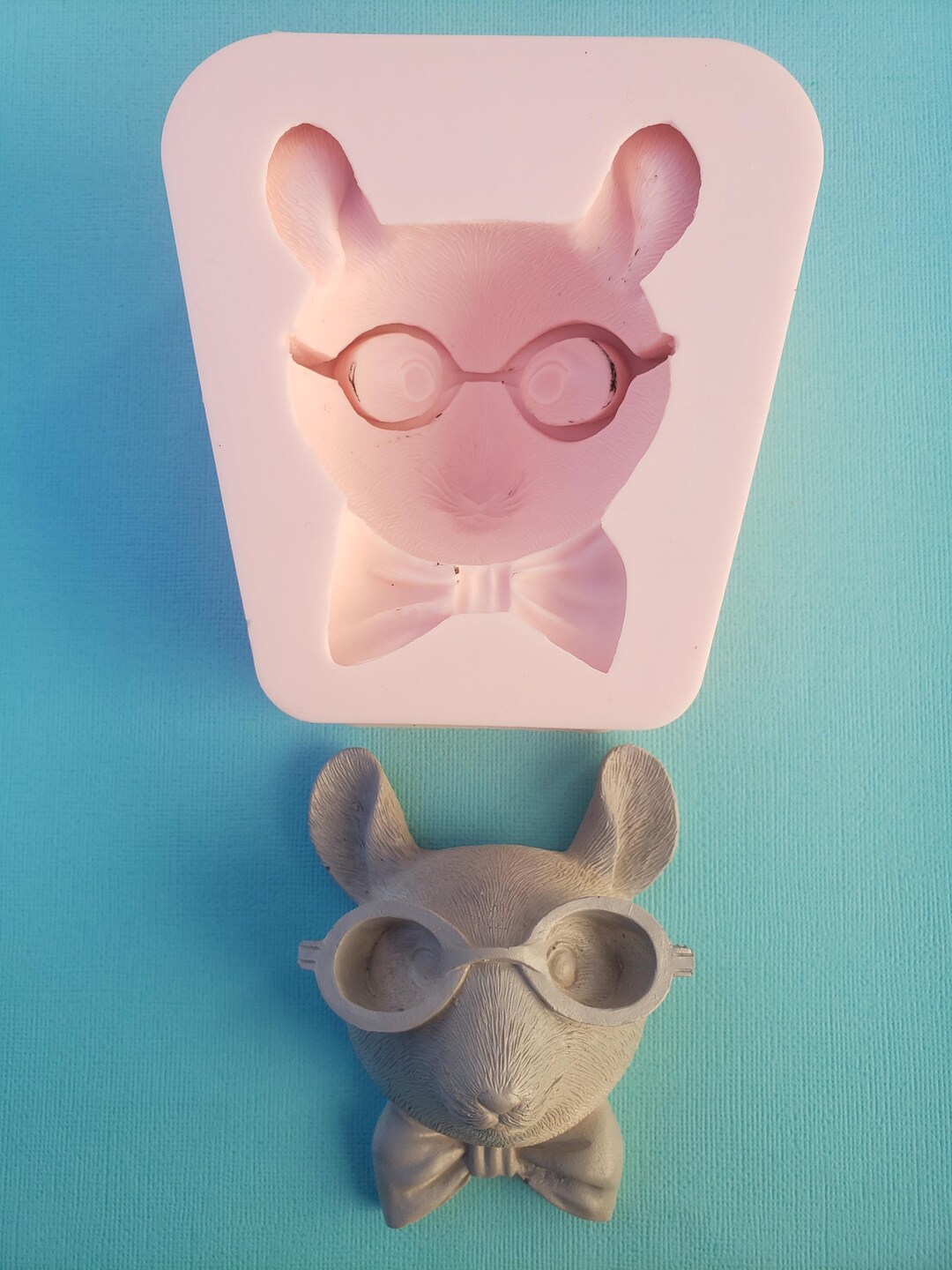 Mouse Cartoon Face Silicone Mold for Resin, Candy, Fondant, Polymer ...