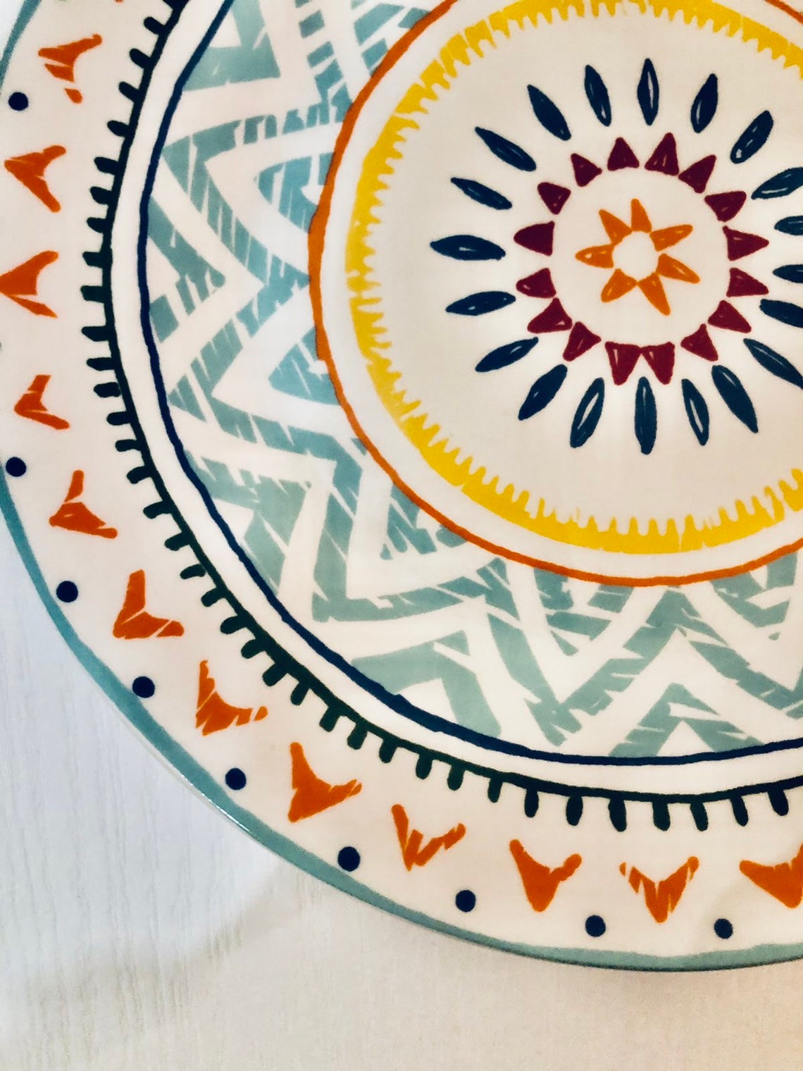 Handmade Ceramic Plate 27cm - Etsy