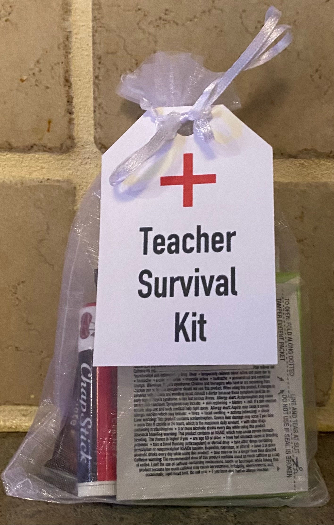 Teacher Survival Kit/funny Gift/teacher Gift - Etsy