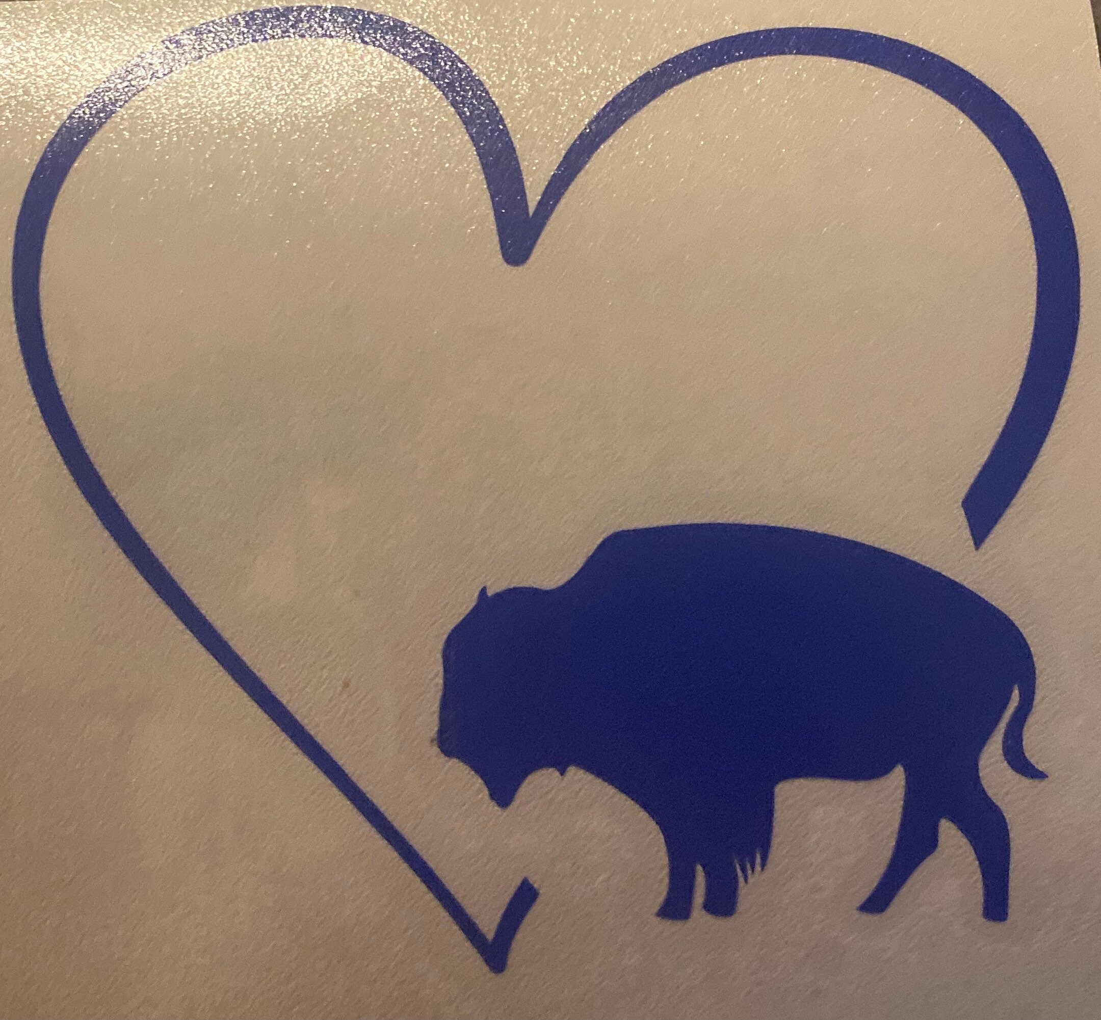Buffalo Car Decal | Buffalo Decal | Holographic Car Decal - Etsy