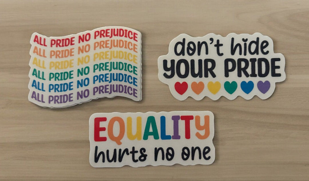 Pride Stickers | LGBTQIA Stickers | Pride Month - Etsy