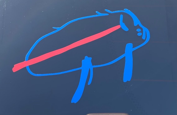 Josh Allen Car Decal/josh Allen Bills Logo/bills Mafia Decal - Etsy