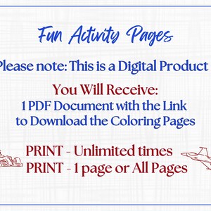 Fun Activity Pages for Kids -40 Printable Pages - Etsy