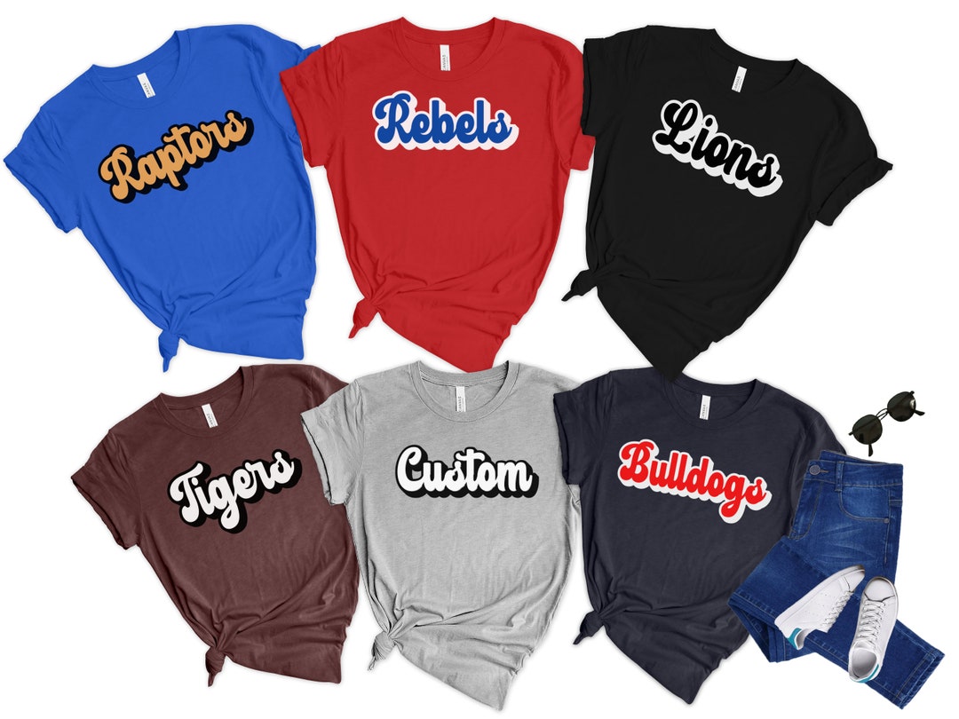 Custom School Spirit Shirt Custom Teacher Shirts Custom - Etsy