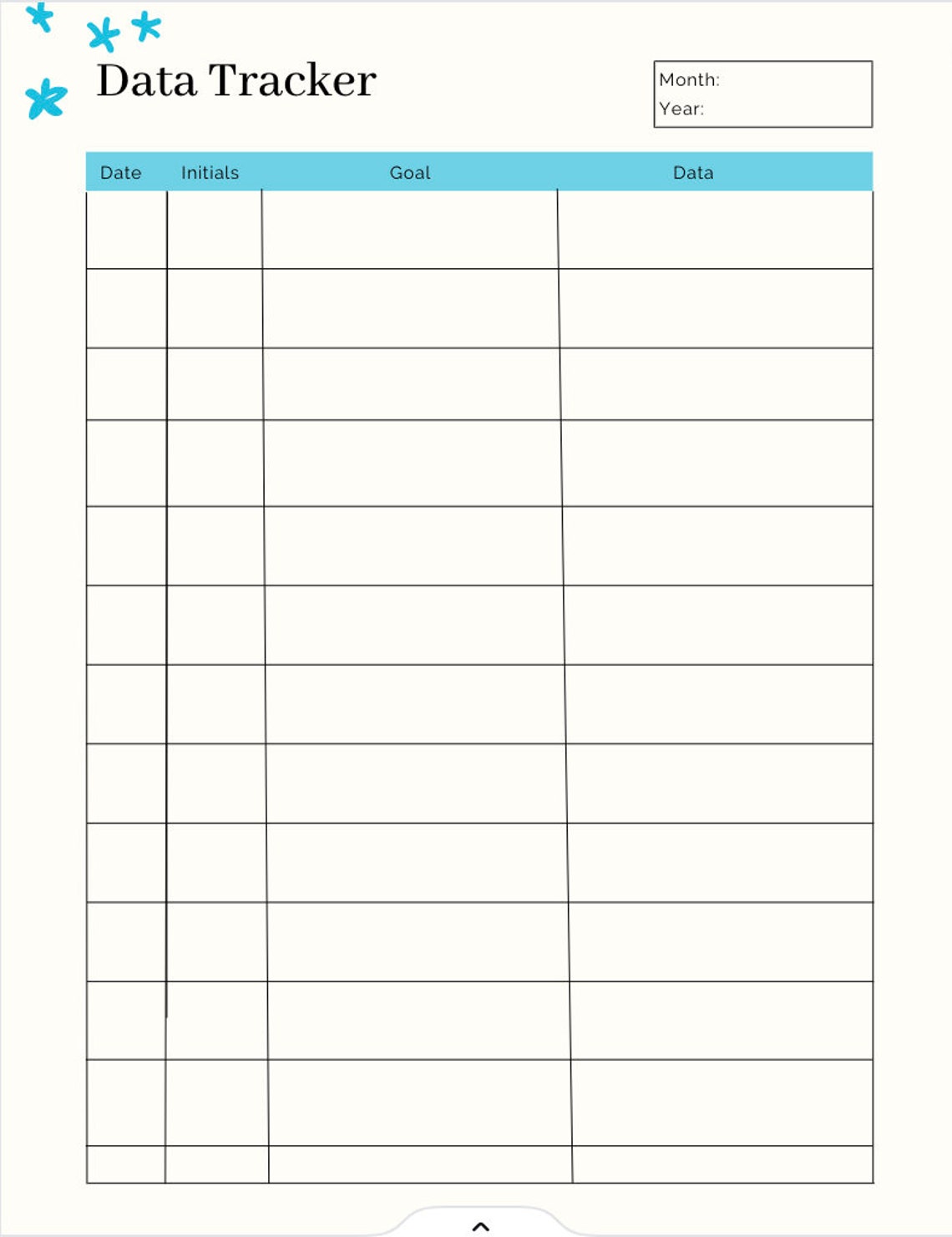 Data Tracker (variety Pack) - Etsy