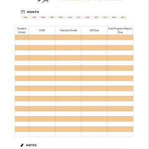 Speech Therapy Caseload Manager (variety Color Pack) - Etsy