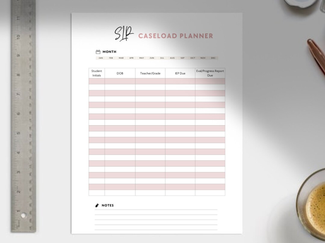 Speech Therapy Caseload Manager (variety Color Pack) - Etsy