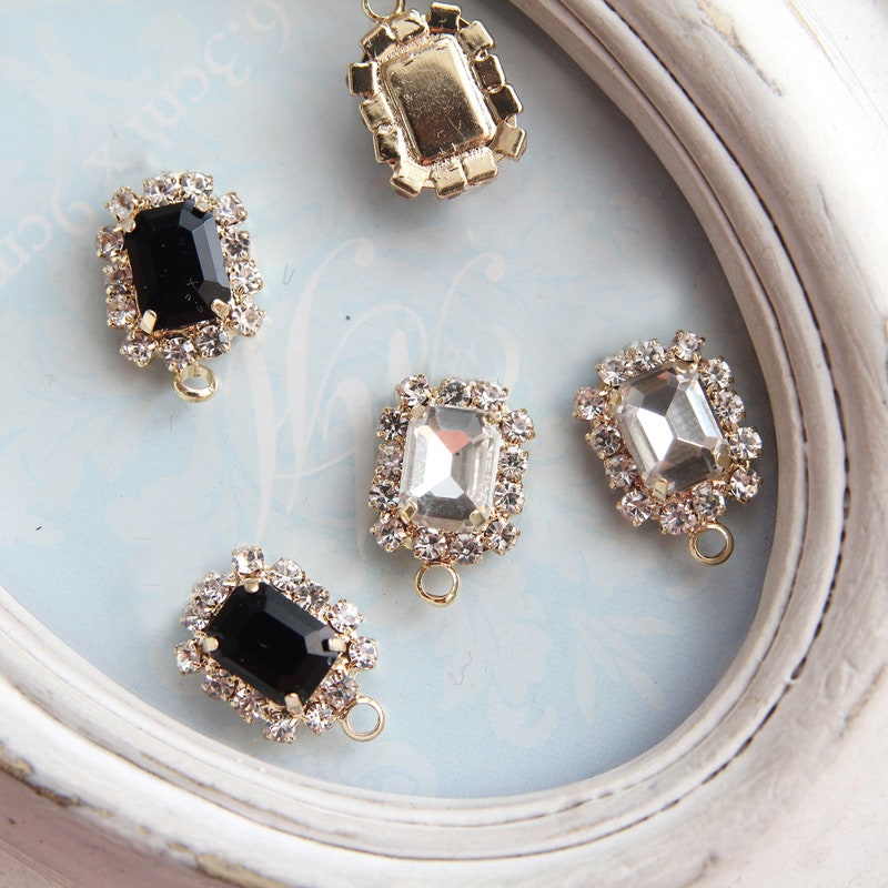Rhinestones Charm - Etsy