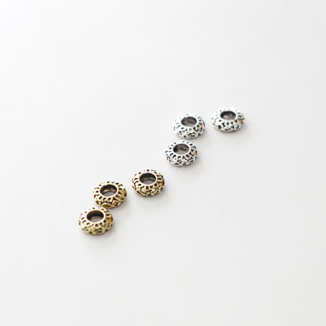 10/30pcs 10mm Donut Ring Spacer Beads, Bracelet Making [R12] - Etsy