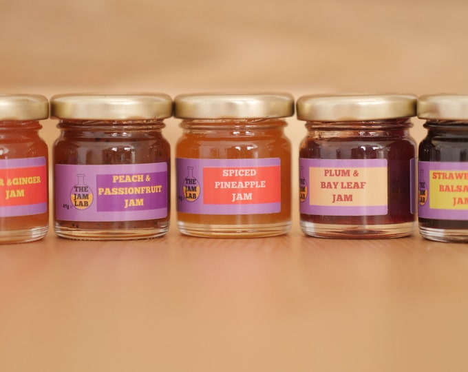 Homemade Jam Sampler Set of Three Mini Jams or Marmalades - Etsy