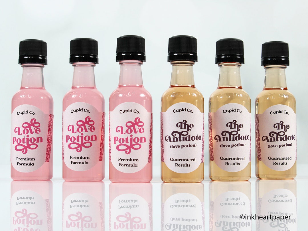 Cupids Love Potion & Antidote Adult Valentines Day Party Favors ...