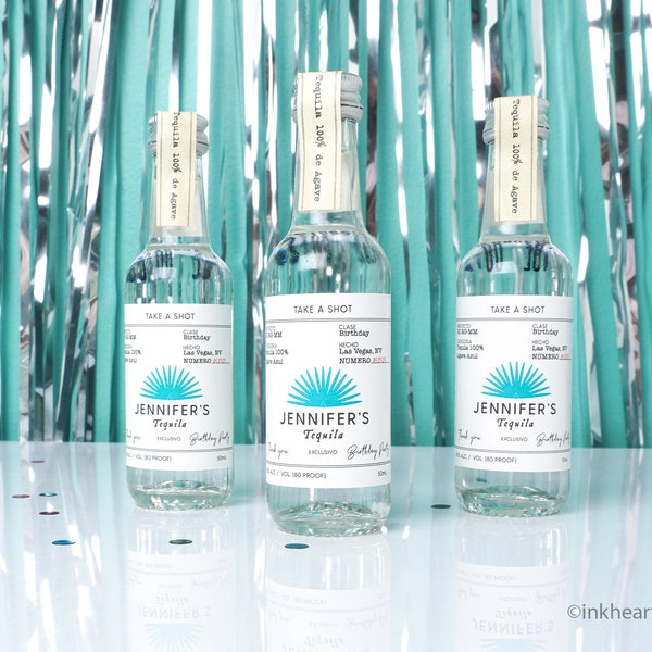 Custom Tequila Labels Casamigos Shots - Etsy