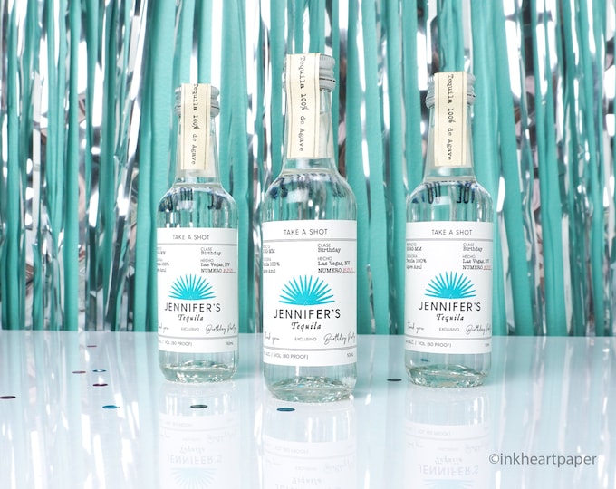 Custom Alcohol Label Printed OR Digital - Etsy