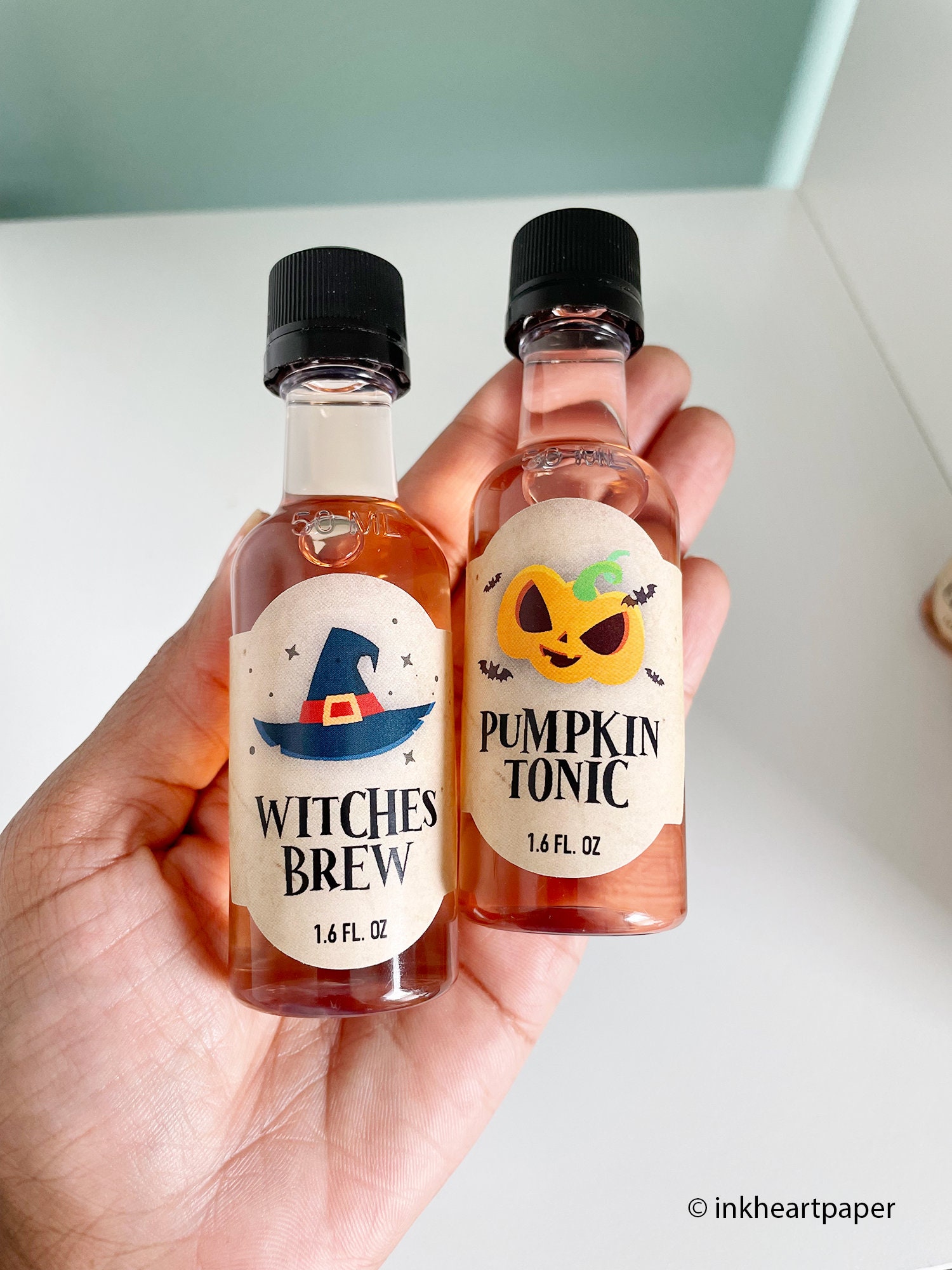 Halloween Potion Labels Witches Brew Wine Labels Alcohol - Etsy