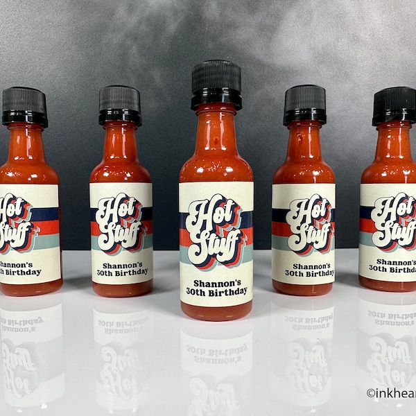Mini Hot Sauce Party Favor - Etsy