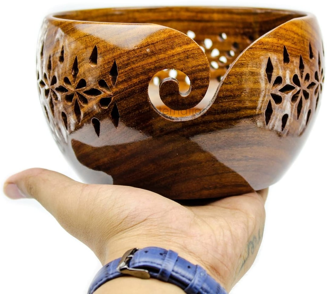 Bol de fil en bois personnalisé polyvalent porte-fil en bois - Etsy France