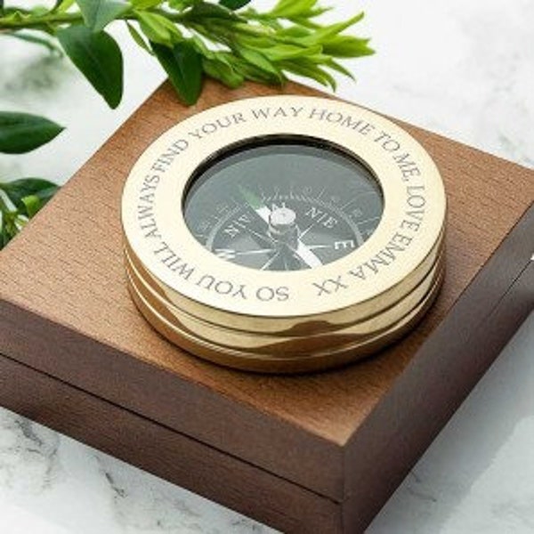 Wooden Compass - Etsy