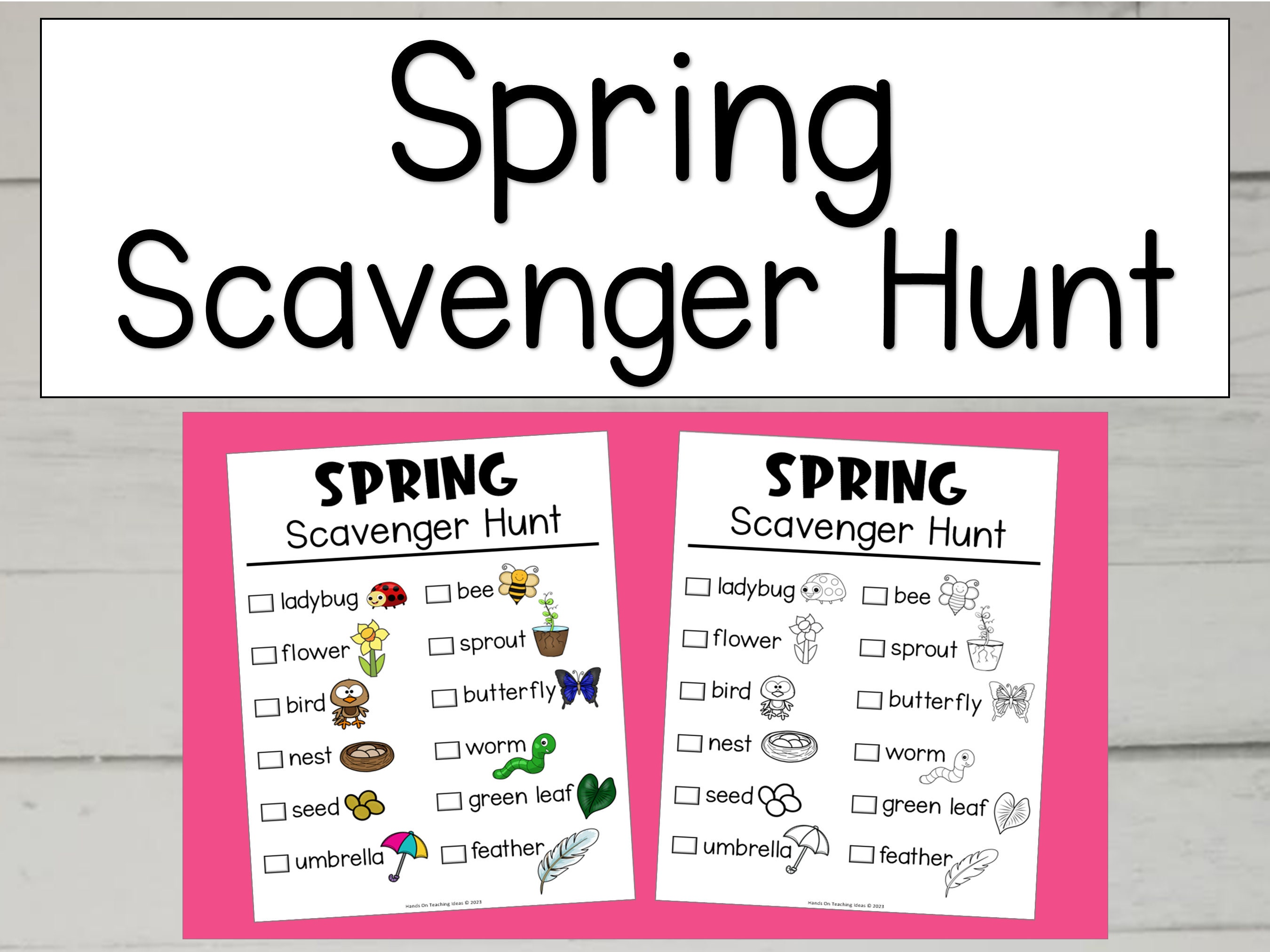 40 Kids Scavenger Hunts: Year Round Activities (digital Download) - Etsy