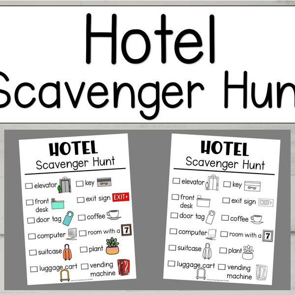 Scavenger Hunt - Etsy