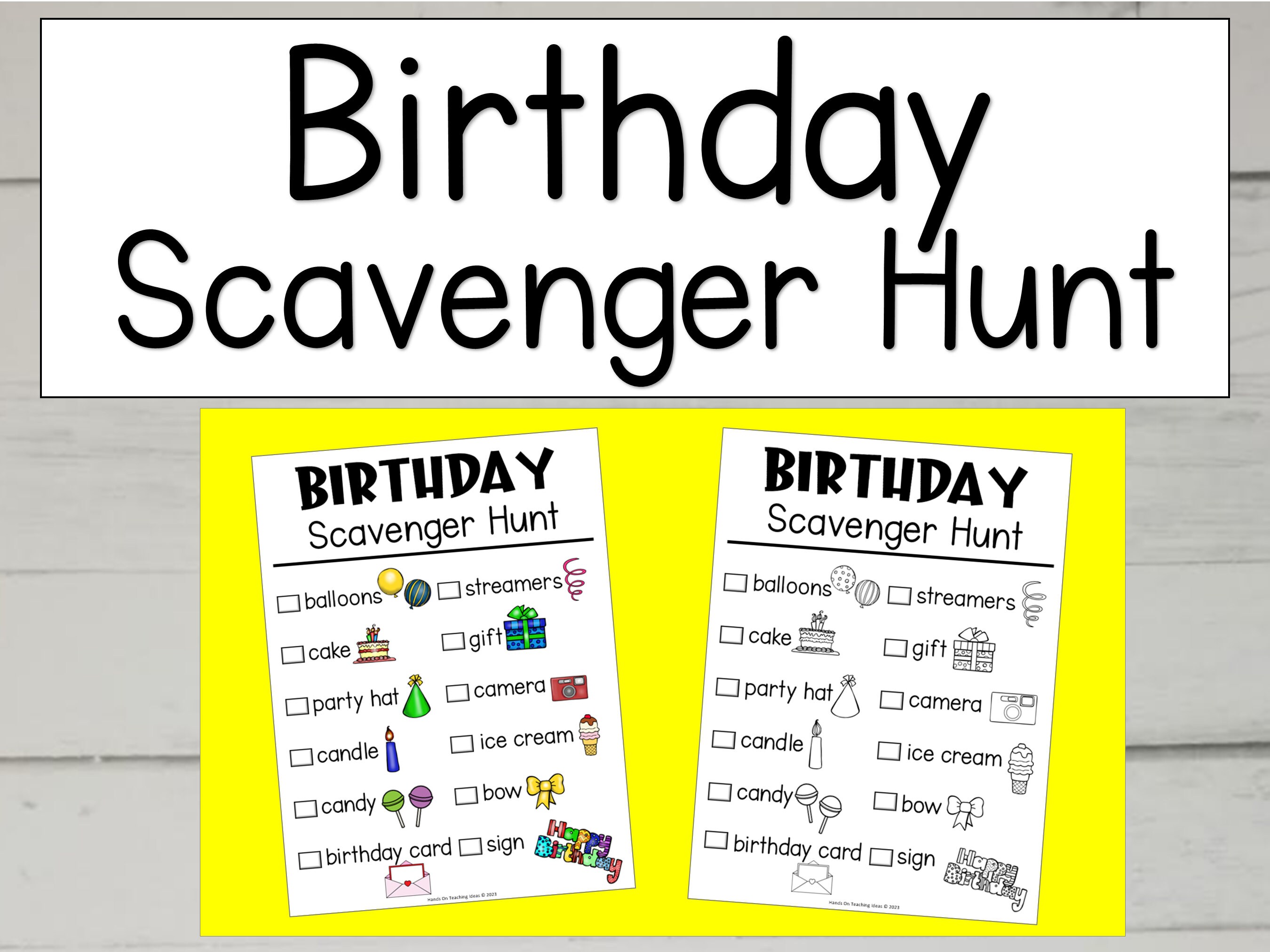 40 Kids Scavenger Hunts: Year Round Activities (digital Download) - Etsy