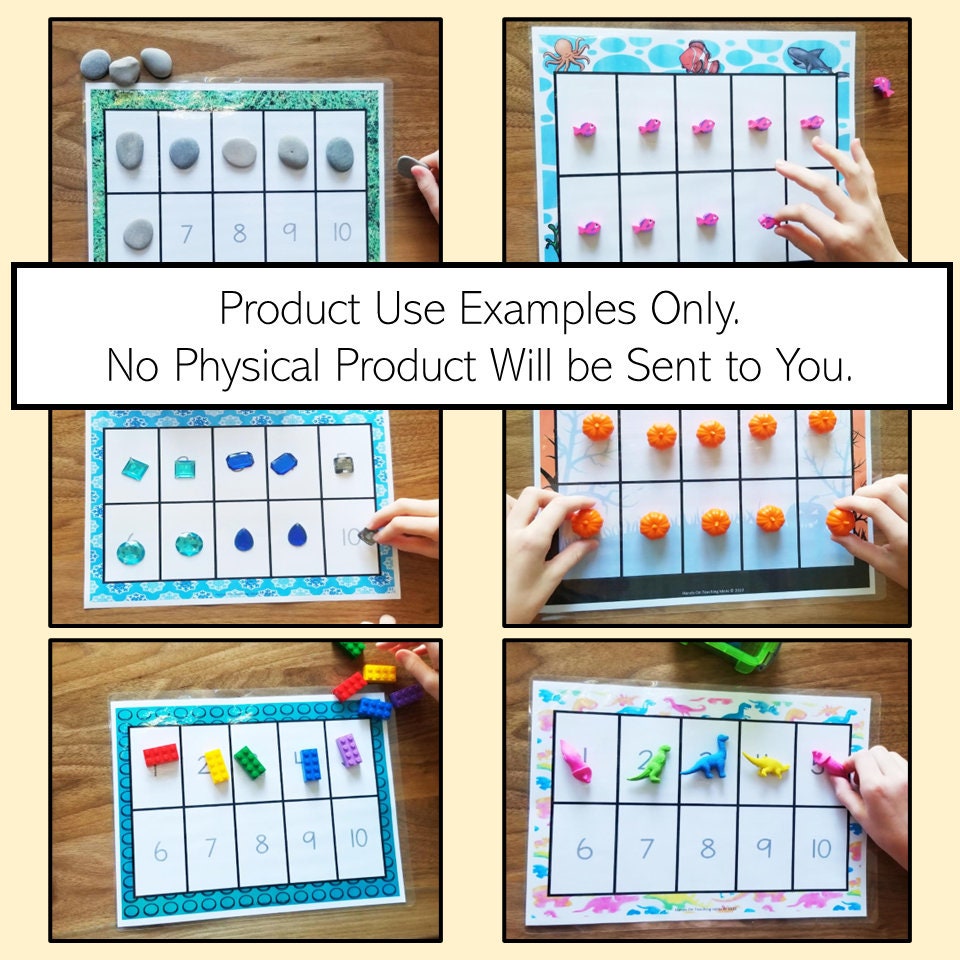 Ten Frame Ten Frame Activity Printable 10 Frame Ten Frame - Etsy