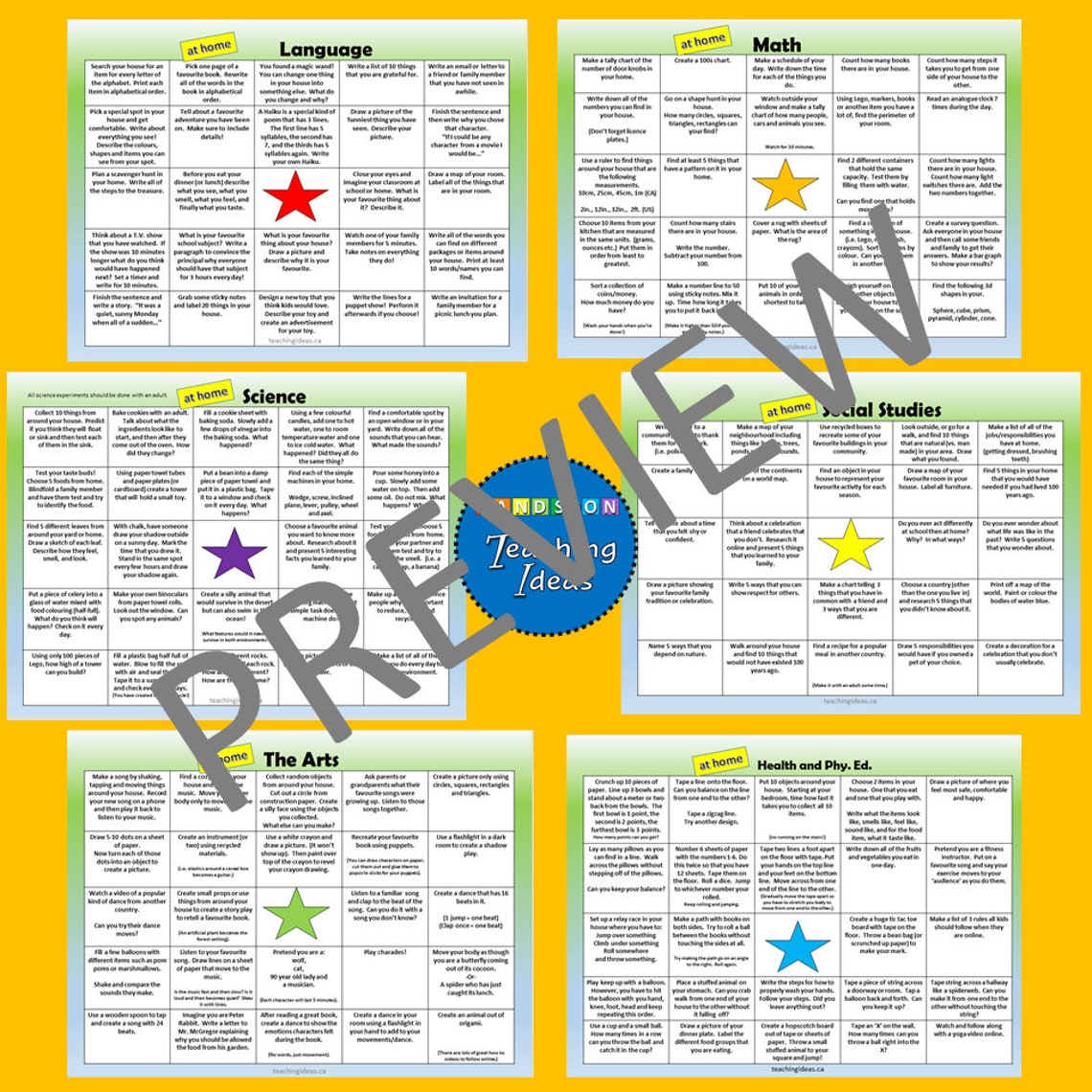 Choice Board, Activities for Kids, Learning Activities, Printable ...