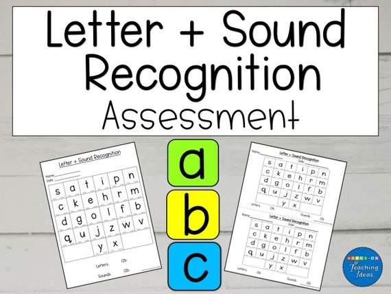 Letter Recognition Letter Names Phonics Kindergarten - Etsy
