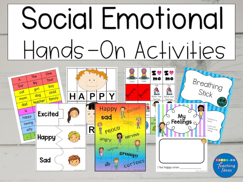 Social Emotional Learning, SEL Activities, Social Emotional Kit, Kids ...