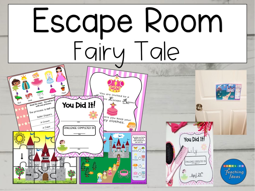 Princess Escape Room: Fairy Tale Party Game (digital Download) - Etsy