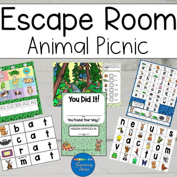 Escape Room Printable - Etsy