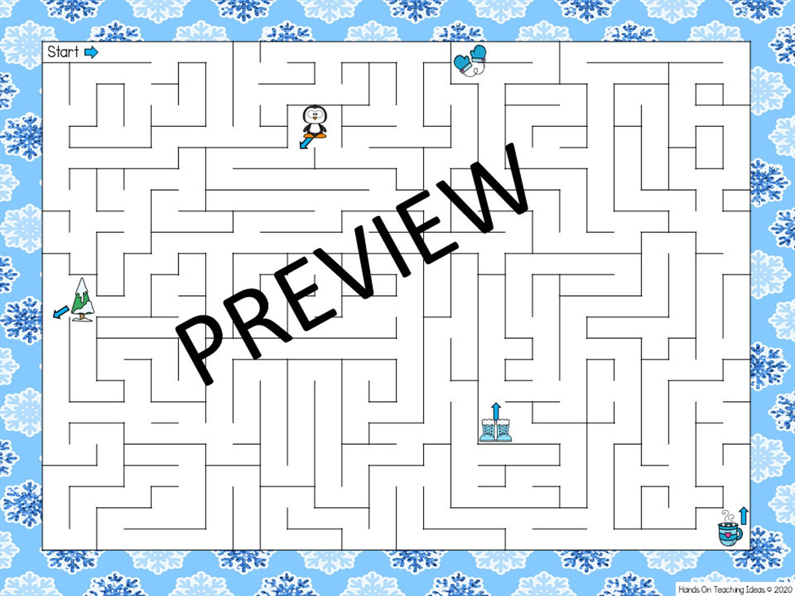 Printable Escape Room for Kids, Winter Themed, Winter Game for Kids ...