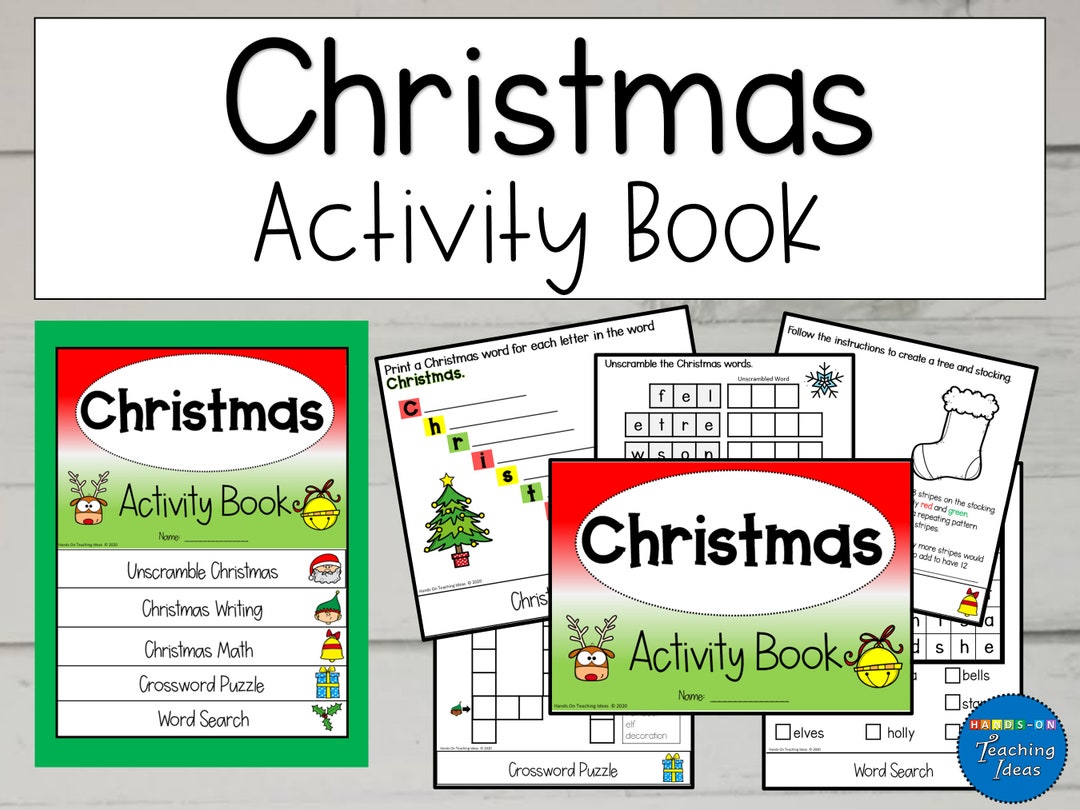 Christmas Classroom, Christmas Worksheets, Activity Book, Christmas ...