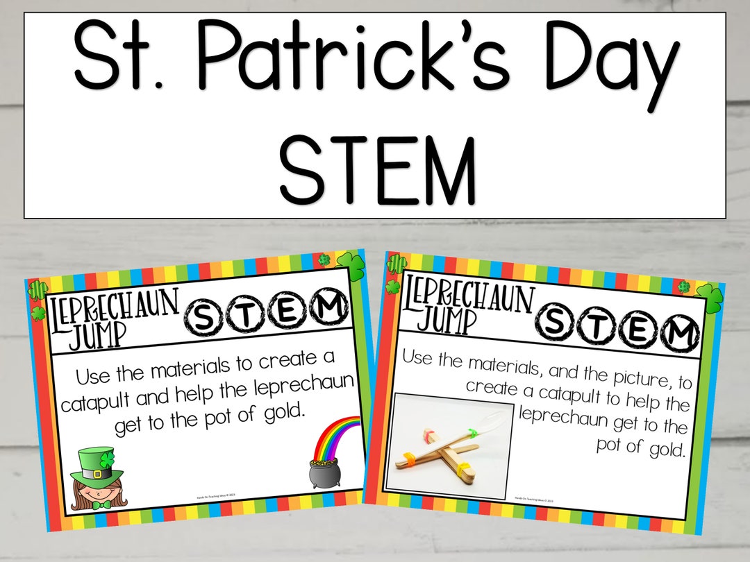 St. Patrick's Day STEM, STEM for Kids, STEM, Stem Activity, St. Patrick ...