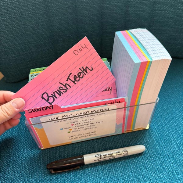 Index Card Planners - Etsy