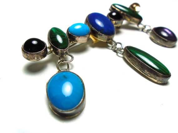 Stunning Silver Nakai Navajo Brooch, Native American … - Gem