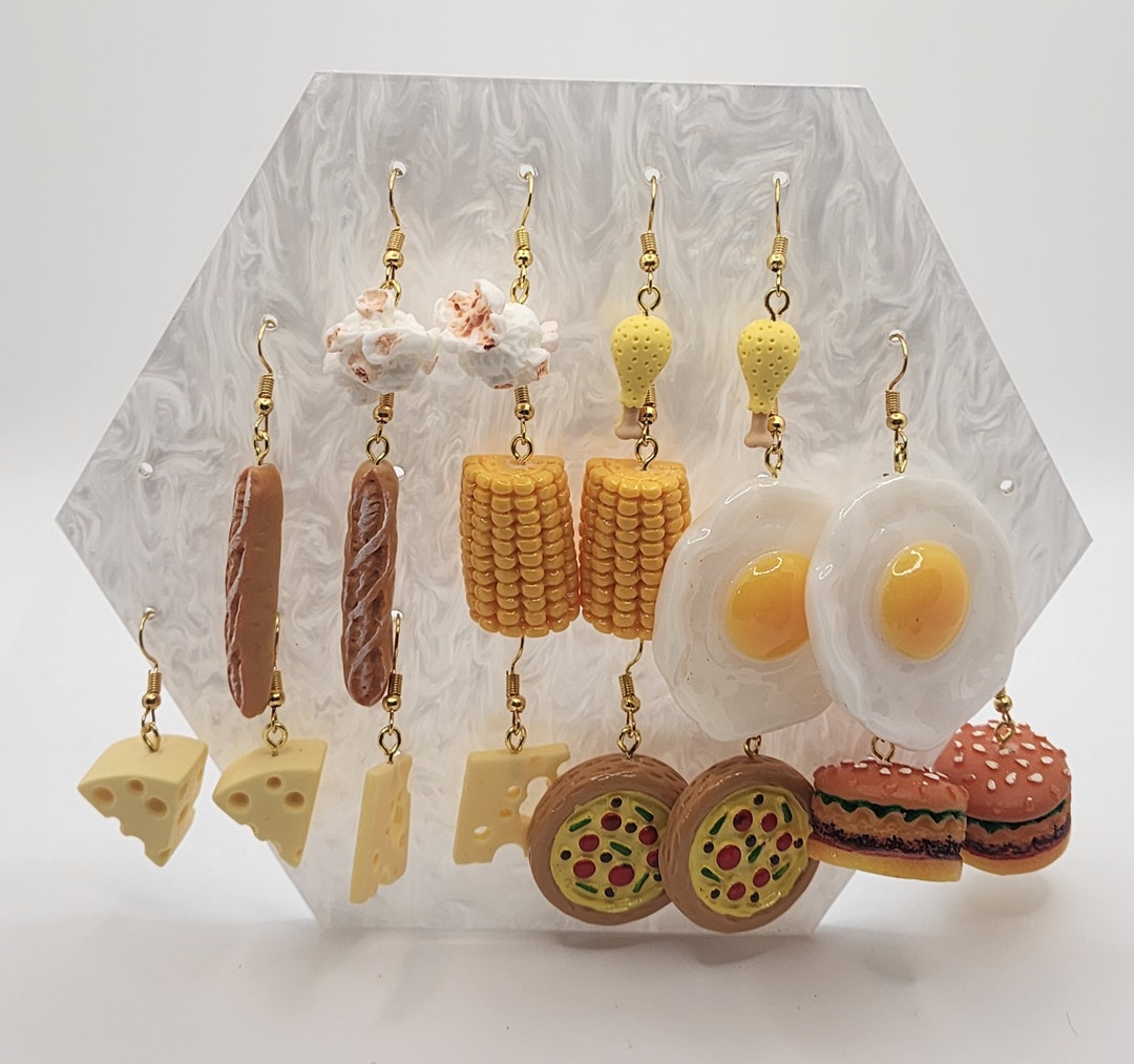 Food Dangle Earrings - Etsy