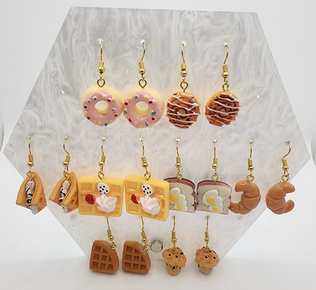 Breakfast Foods Dangle Earrings - Etsy
