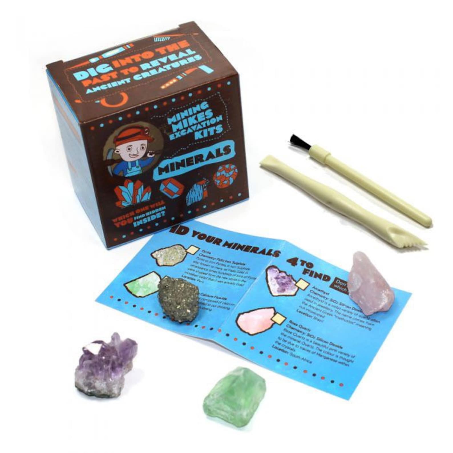 KIDS Crystal | Mineral | Fossil Mining Kit | Crystal Growing | Fun for ...